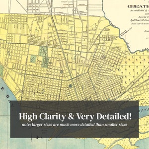 Mobile Map 1907 Old Map of Mobile Alabama Art Vintage Print Framed ...