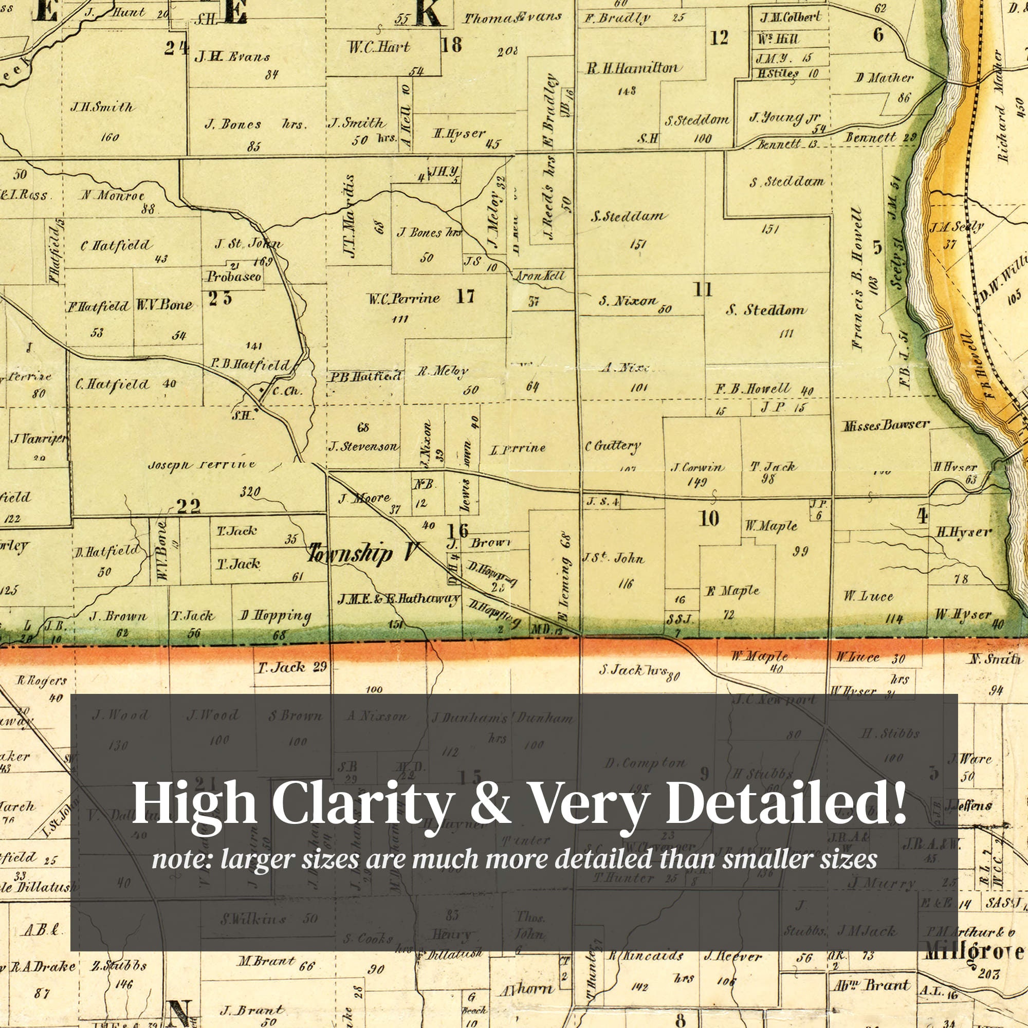 Warren County Ohio Township Map