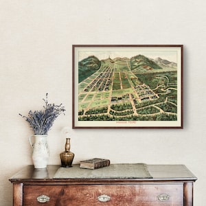 Haight-ashbury District Map 1893, Vintage Haight-ashbury District Map ...