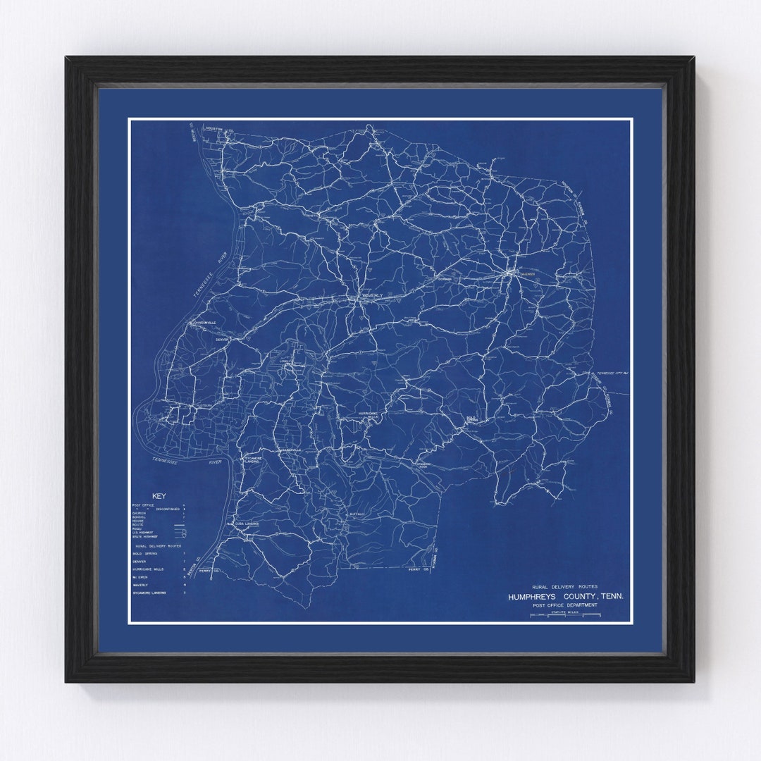 Chester County Map 1918, Vintage Chester County Map, Old Chester County ...