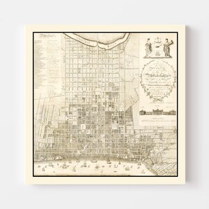 Philadelphia Map 1819 Old Map of Philadelphia Pennsylvania Art Vintage ...
