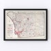 Reedsburg Map 1874 Old Map of Reedsburg Wisconsin Art Vintage Print ...