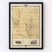 Philmont Scout Ranch Map 1948 Old Map of Philmont Scout Ranch Boy Scout ...