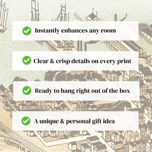 Honor Map 1901 Old Map of Honor Michigan Art Vintage Print Framed ...