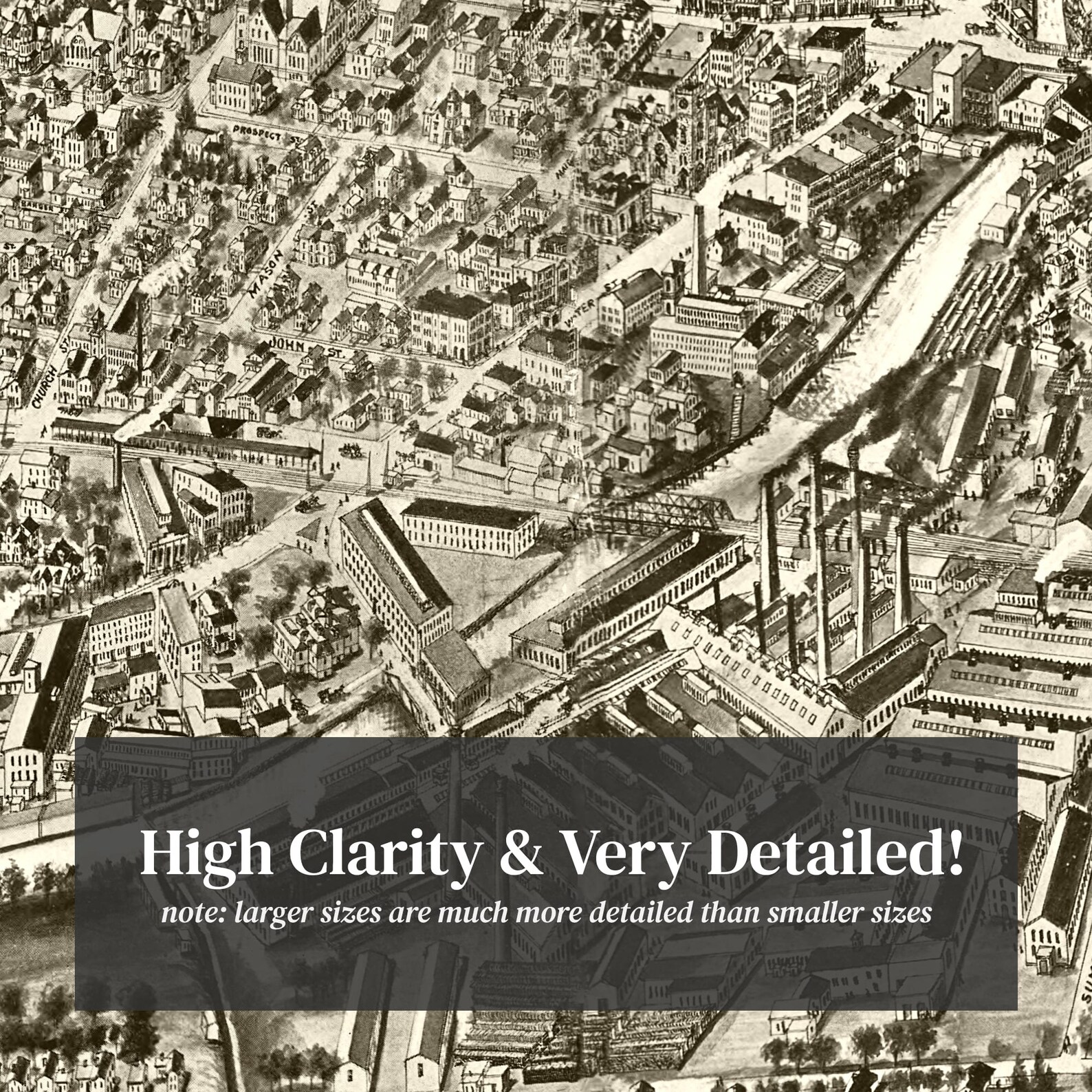 Torrington Map 1907 Old Map of Torrington Connecticut Art - Etsy