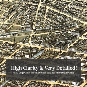 Dayton Map 1870 - Old Map of Dayton Ohio Art Vintage Print Framed ...