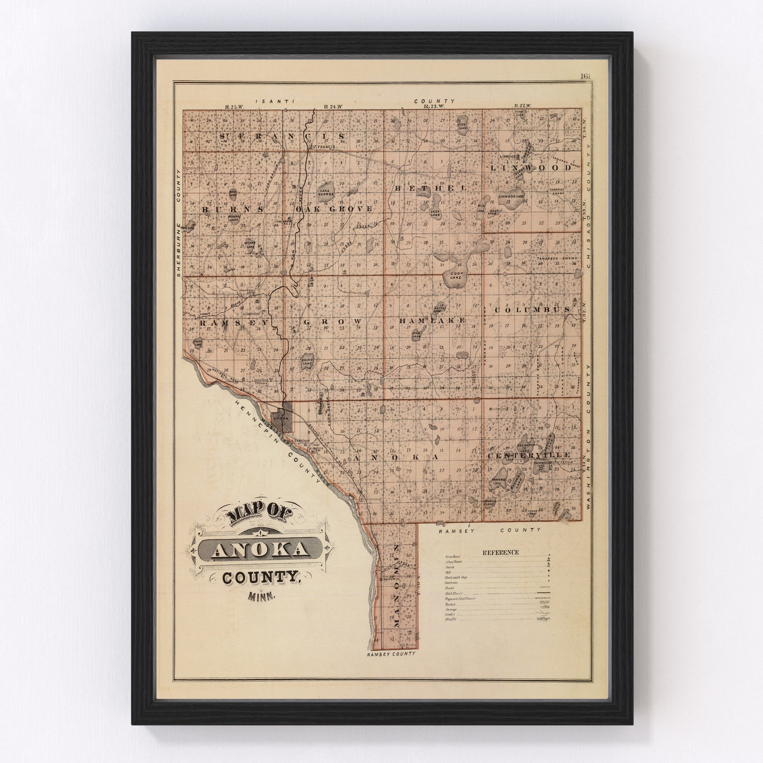Anoka County Mn Map