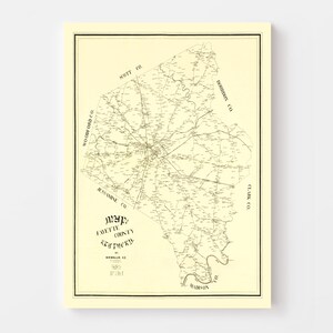 Fayette County Kentucky Map 1891 - Old Map of Fayette County Kentucky ...