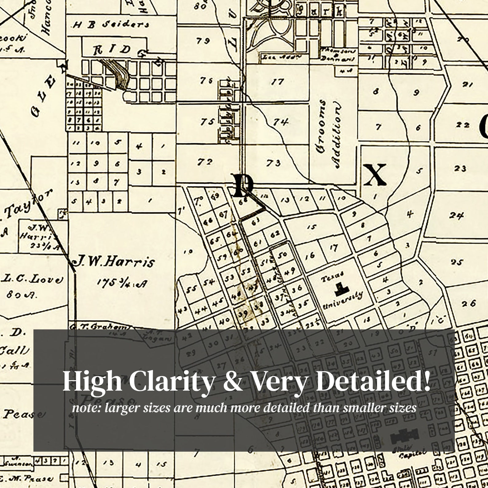 Austin Map 1891 Old Map of Austin Texas Art Vintage Print - Etsy