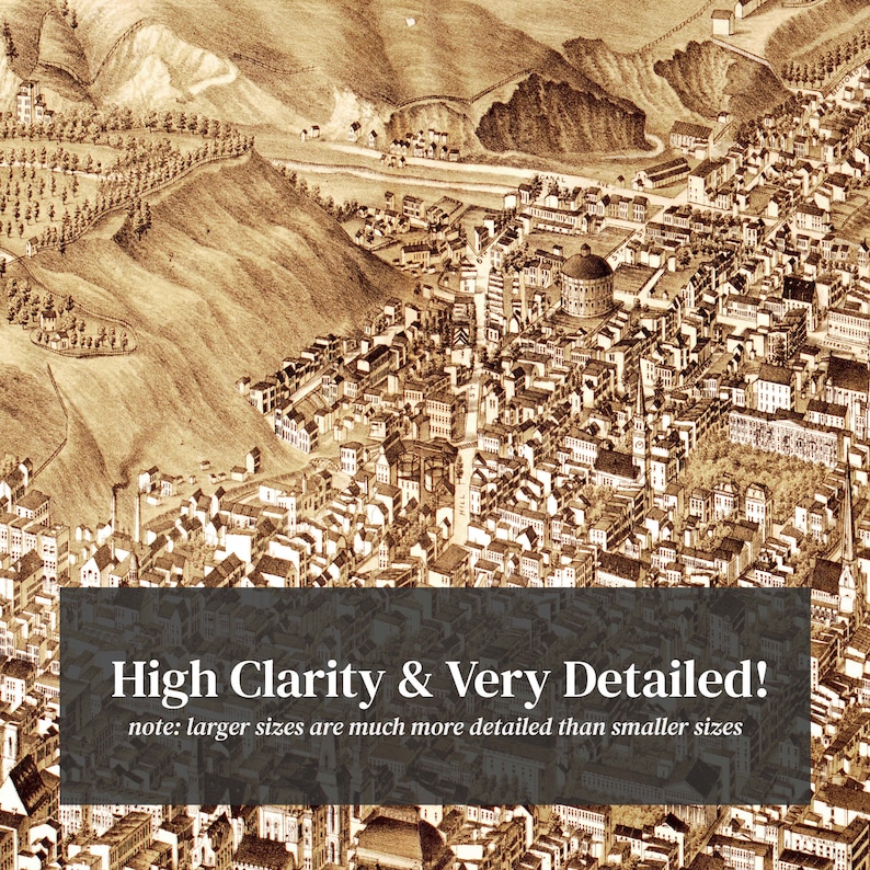 Troy Map 1881 Old Map of Troy New York Art Vintage Print - Etsy