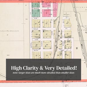 Yutan Map 1907 Old Map of Yutan Nebraska Art Vintage Print Framed ...