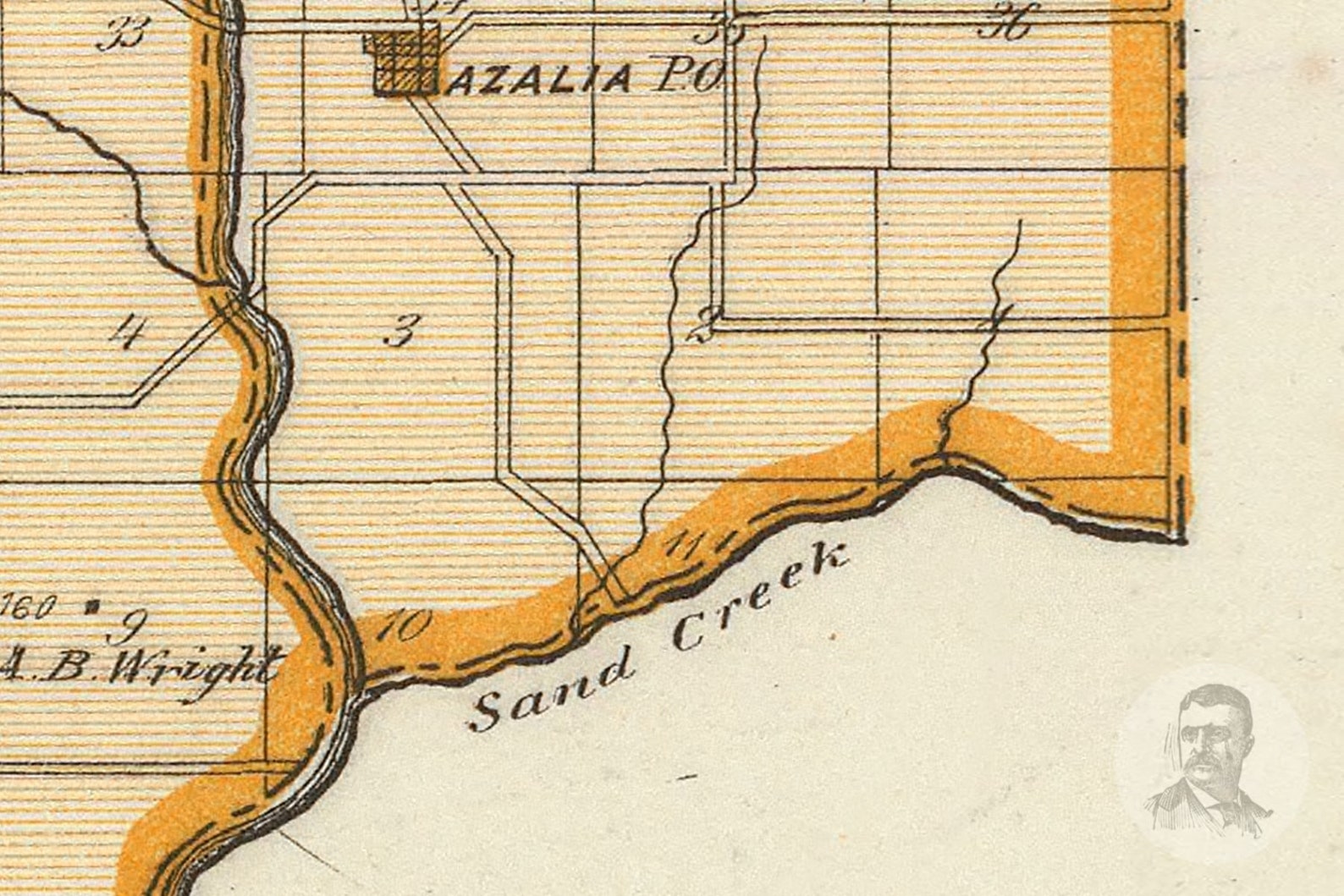 Vintage Bartholomew County IN Map 1876 Old Indiana Map | Etsy