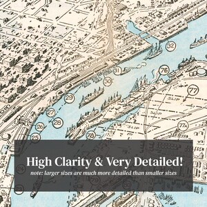 Los Angeles Harbor Map 1923 Old Map of Los Angeles Harbor California ...