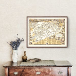 Wellesley Map 1960 Old Map of Wellesley Massachusetts Art Vintage Print ...