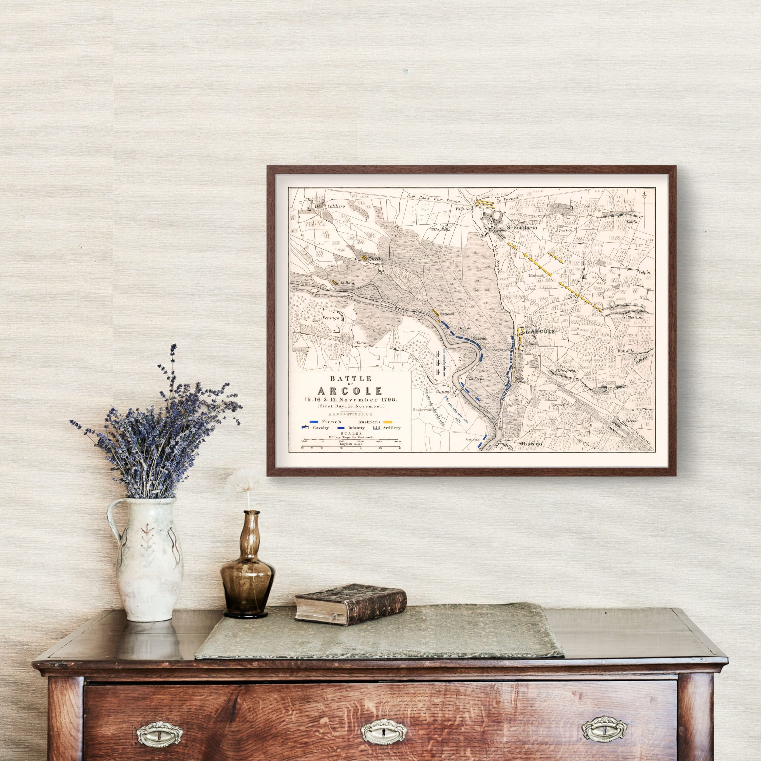 Italy Map 1796, Vintage Italy Map, Old Italy Art, Wall Art Gift for ...