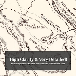Philmont Scout Ranch Map 1948 - Old Map of Philmont Scout Ranch Boy ...