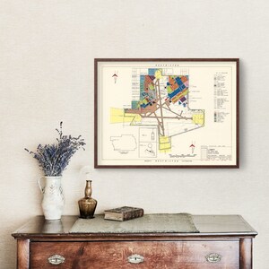 Lowry Air Force Base Vicinity Map 1952, Vintage Lowry Air Force Base ...
