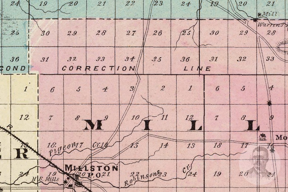 Vintage Jackson County WI Map 1878 Old Wisconsin Map | Etsy
