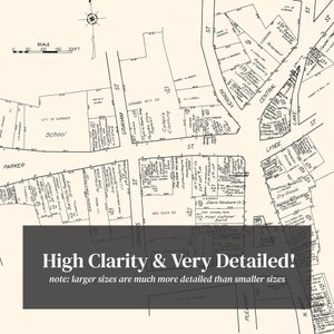 Gardner Map 1929 Old Map of Gardner Business Section Massachusetts Art ...