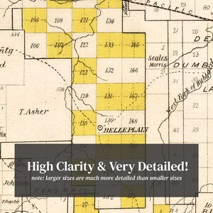 Callahan County Texas Map 1870 Old Map of Callahan County Texas Art ...