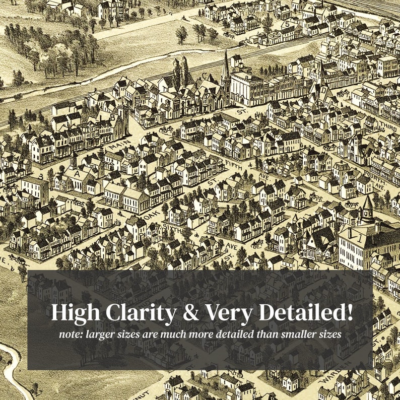 Irwin Map 1897 Old Map of Irwin Pennsylvania Art Vintage - Etsy