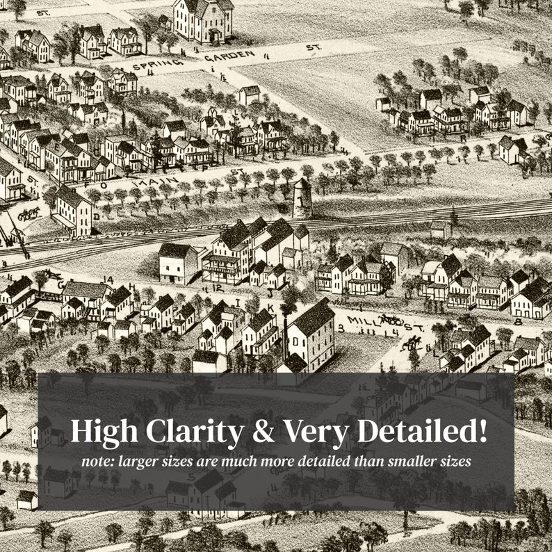 Moscow Map 1891 Old Map of Moscow Pennsylvania Art Vintage - Etsy