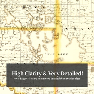 Nicollet County Minnesota Map 1885 Old Map of Nicollet County Minnesota ...