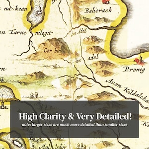 The Isle of Islay Map 1665 - Old Map of the Isle of Islay Scotland Art ...