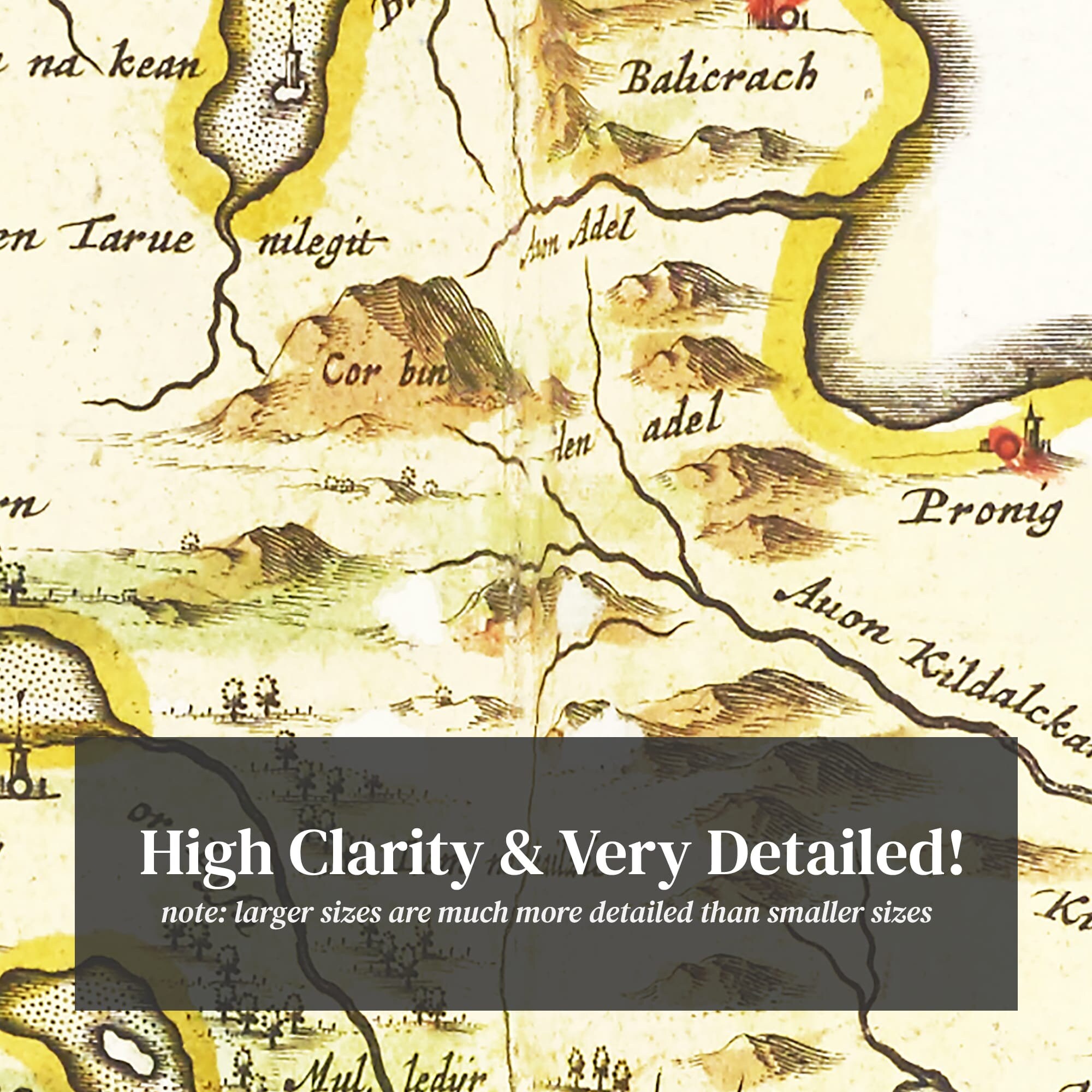 The Isle of Islay Map 1665 - Old Map of the Isle of Islay Scotland Art ...