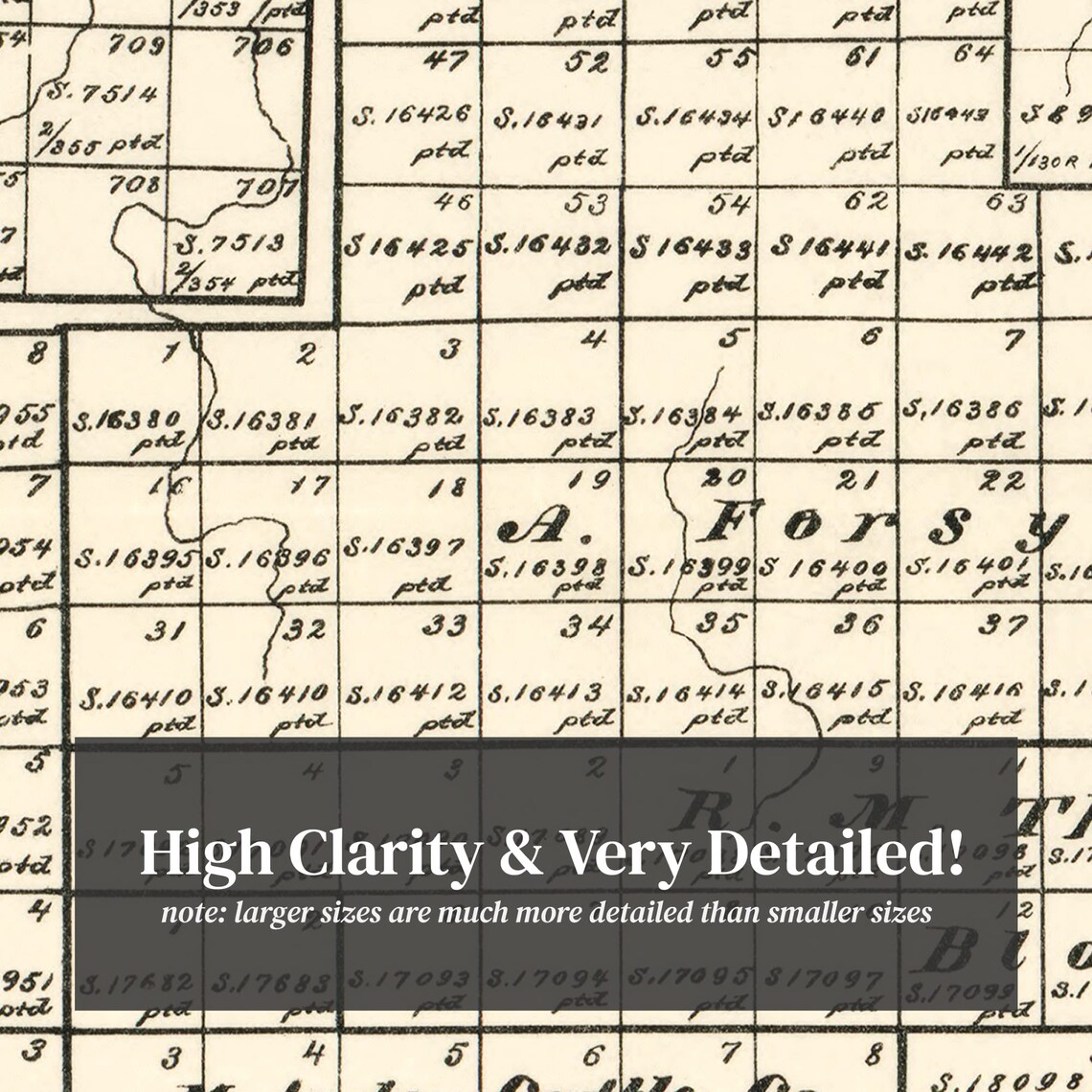 Cottle County Texas Map 1891 Old Map of Cottle County Texas - Etsy