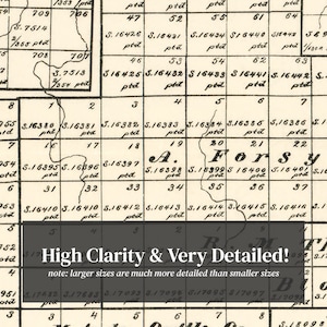 Cottle County Texas Map 1891 Old Map of Cottle County Texas Art Vintage ...