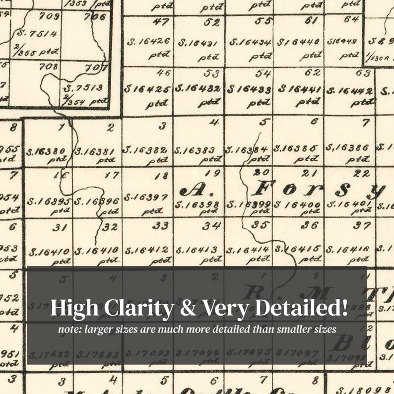Cottle County Texas Map 1891 Old Map of Cottle County Texas - Etsy