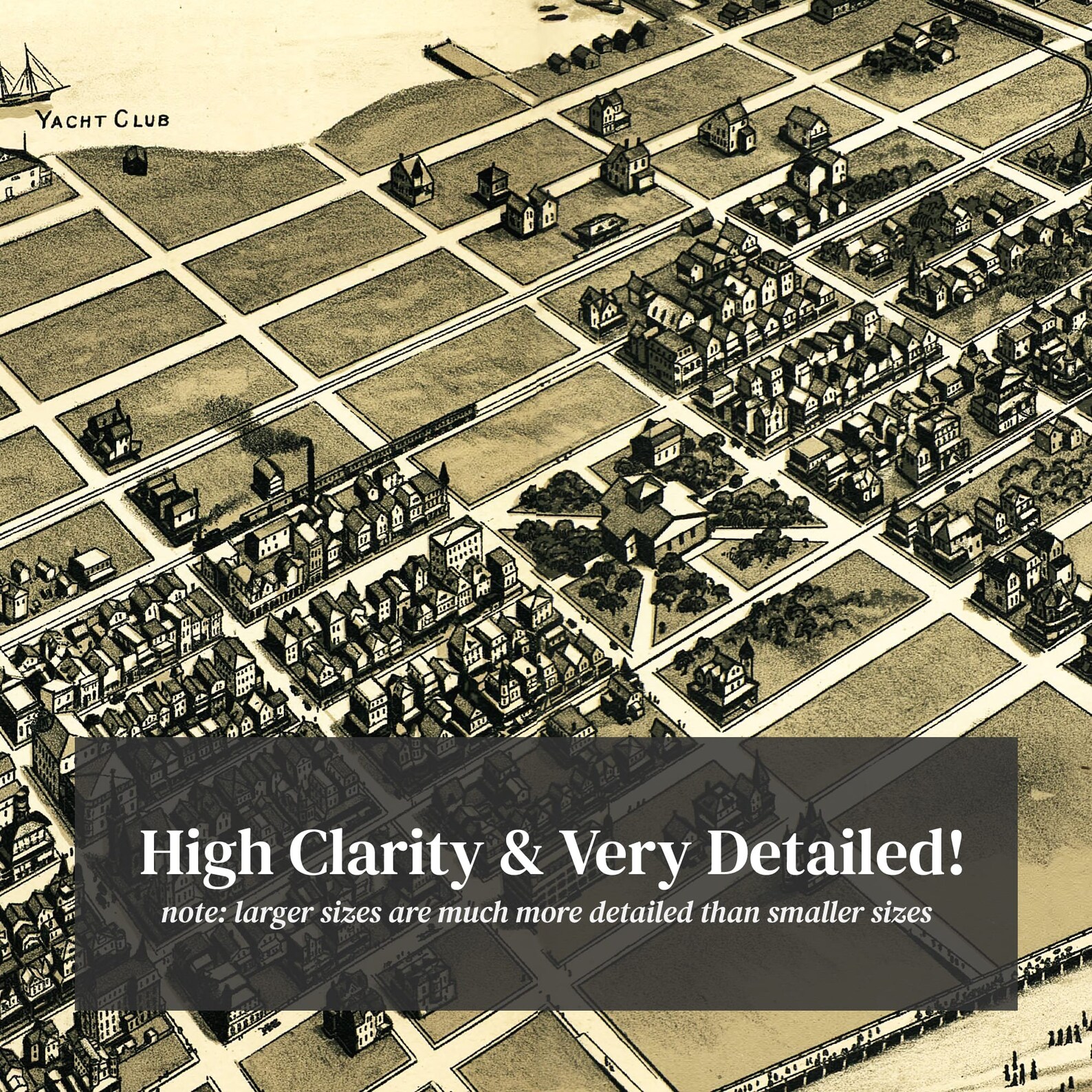 Ocean City Map 1903 Old Map of Ocean City New Jersey Art - Etsy