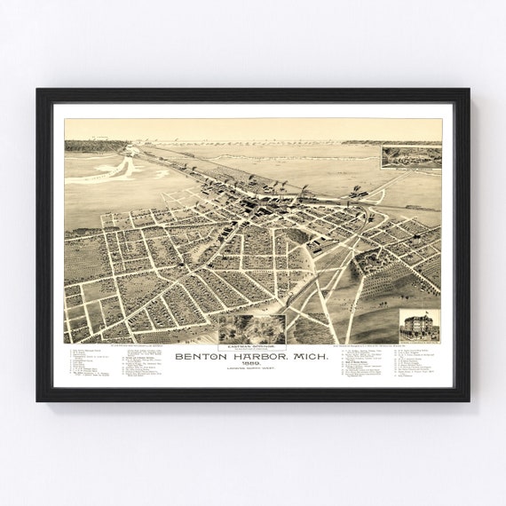 Benton Harbor Michigan Map