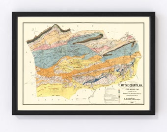 Old Wythe Map - Etsy