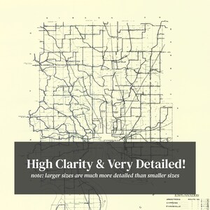 Vanderburgh County IN Map 1908 Old Map of Indiana Art Vintage Print ...