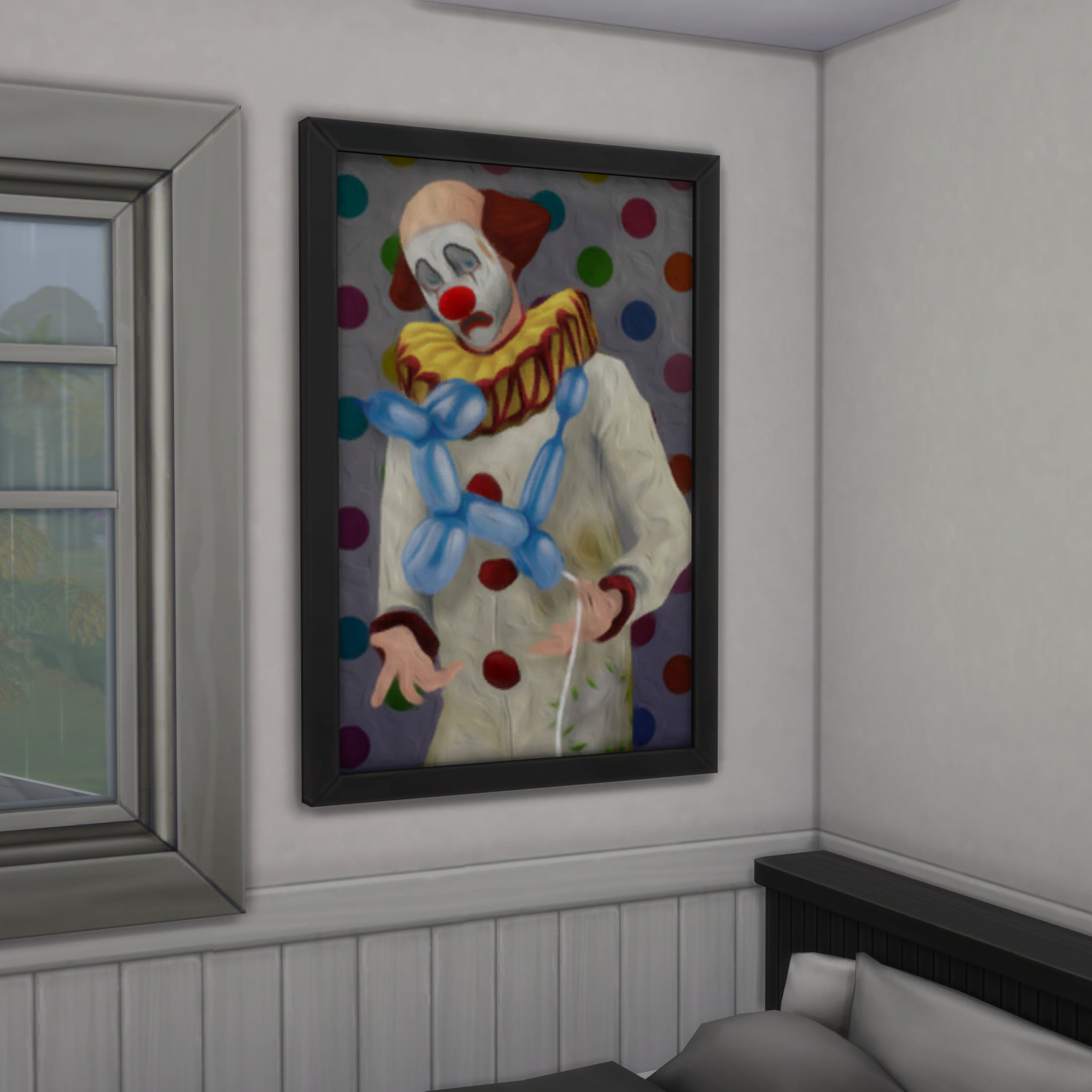 Sad Clown Painting Sims