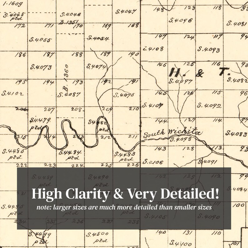 Knox County Texas Map 1879 Old Map of Knox County Texas Art - Etsy