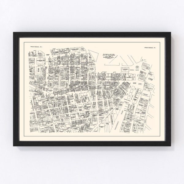 Old Maps of Providence - Etsy