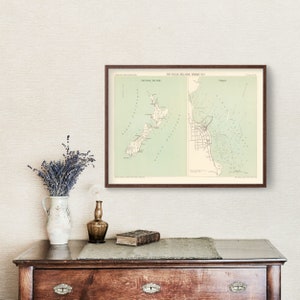 Timaru Map 1890, Vintage Timaru Map, Old Timaru Art, Wall Art Gift for ...