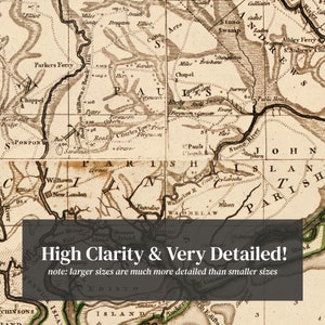 South Carolina Map 1780 - Old Map of South Carolina Art Vintage Print ...