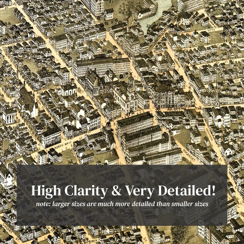 Fall River Map 1877 Old Map of Fall River Massachusetts Art - Etsy New ...