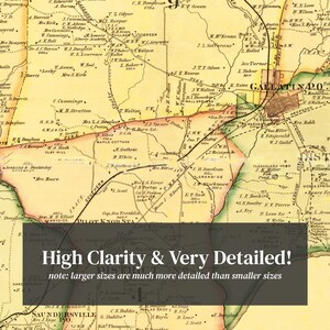 Sumner County Tennessee Map 1878 - Old Map of Sumner County Tennessee ...