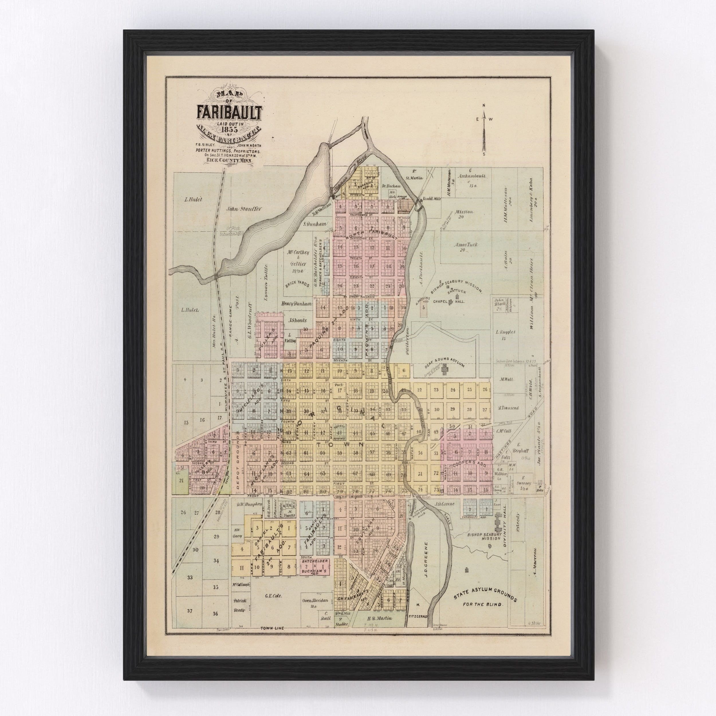 Fmap Of Minneota Fairbault