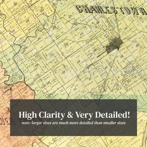 Clark County Indiana Map 1875 Old Map of Clark County Indiana Art ...