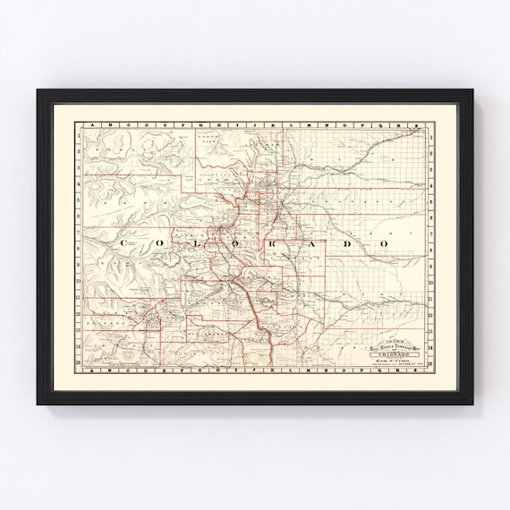 Railroad Map Colorado