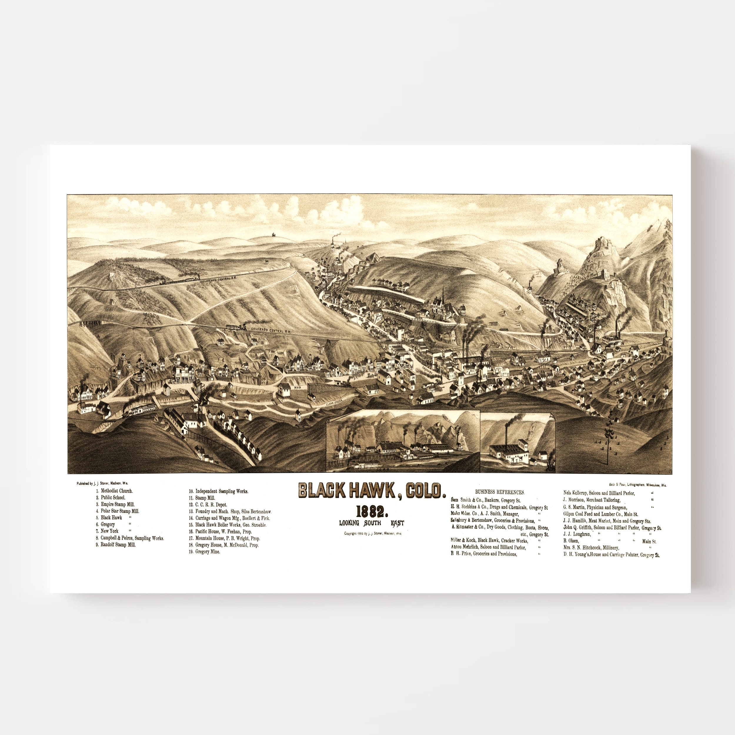 Black Hawk Colorado Map