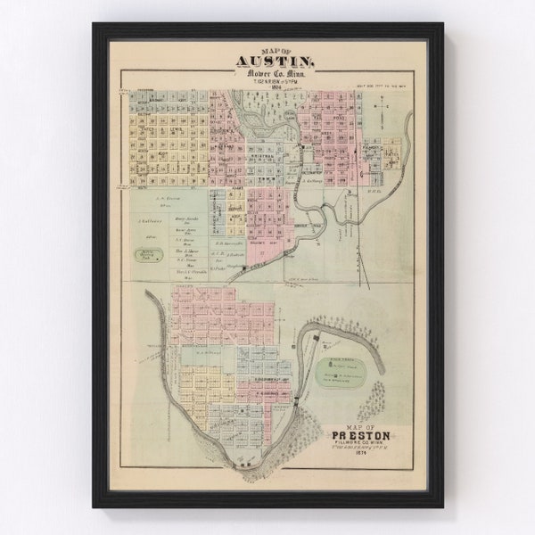Austin Map - Etsy