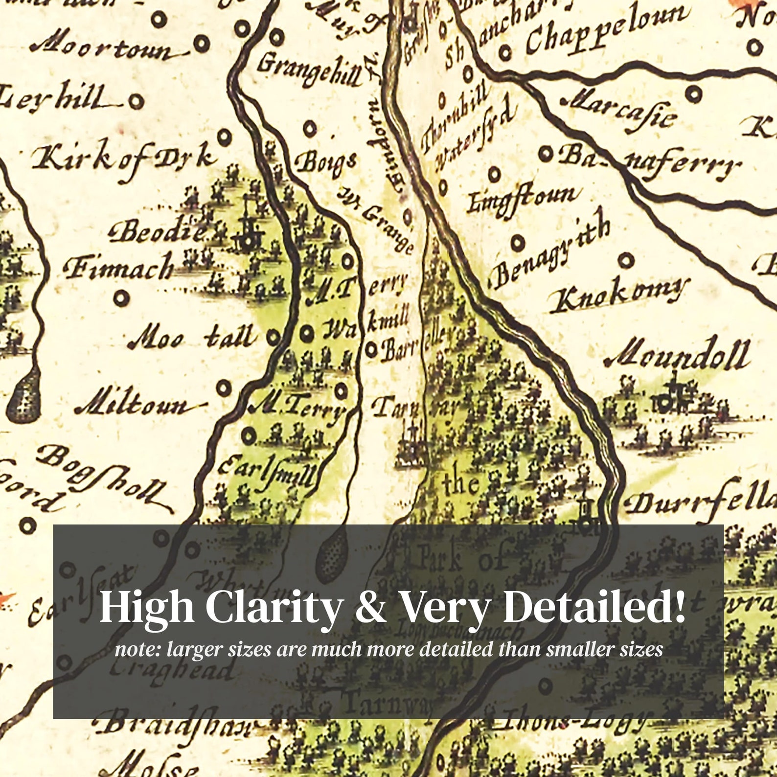 Moravia Map 1665 Old Map of Moravia Scotland Art Vintage - Etsy