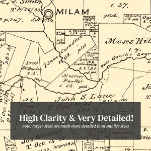 Sabine County Texas Map 1879 Old Map of Sabine County Texas Art Vintage ...